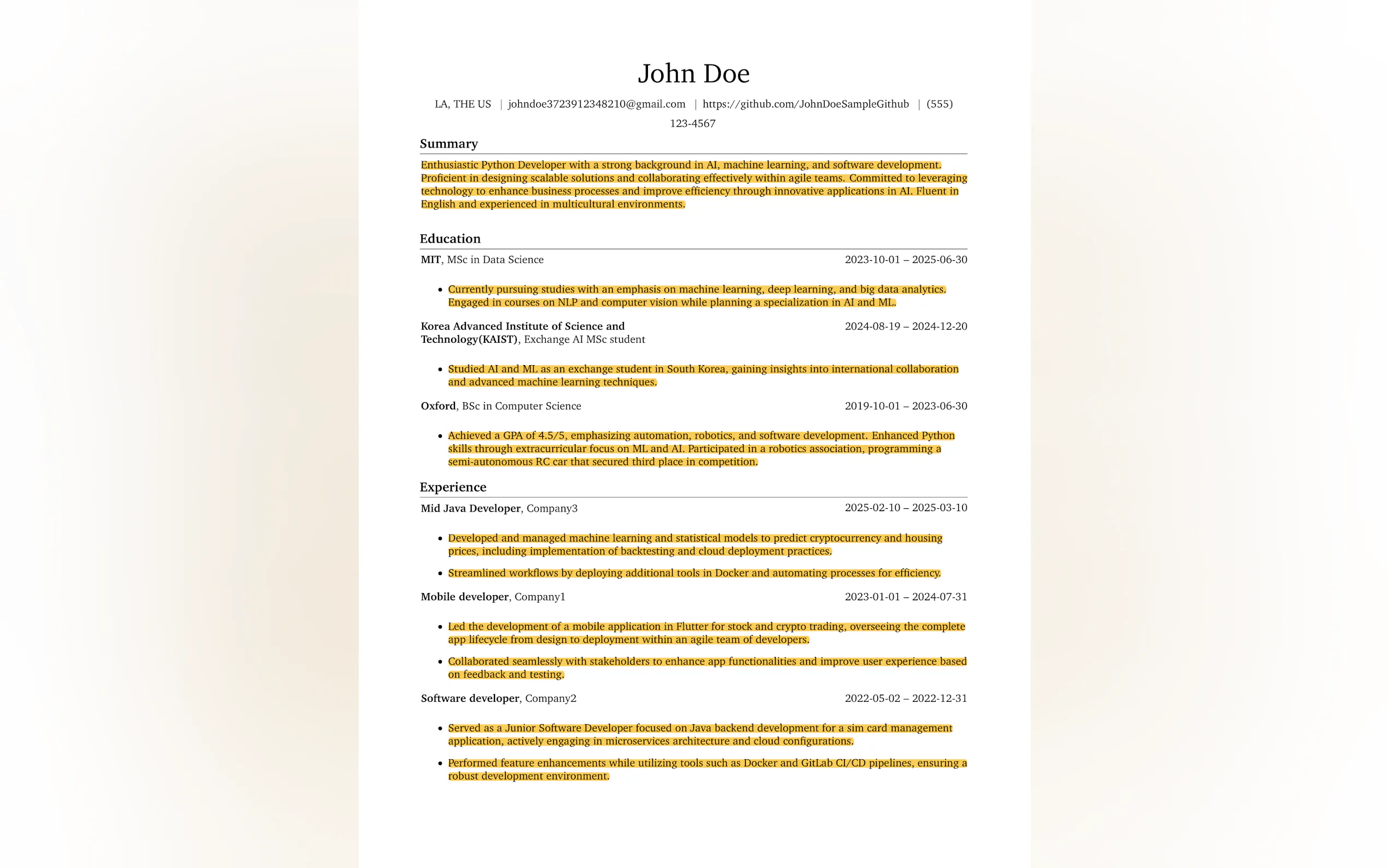 AI CV Generator - AI Tool Information, Latest Updates and Alternatives ...