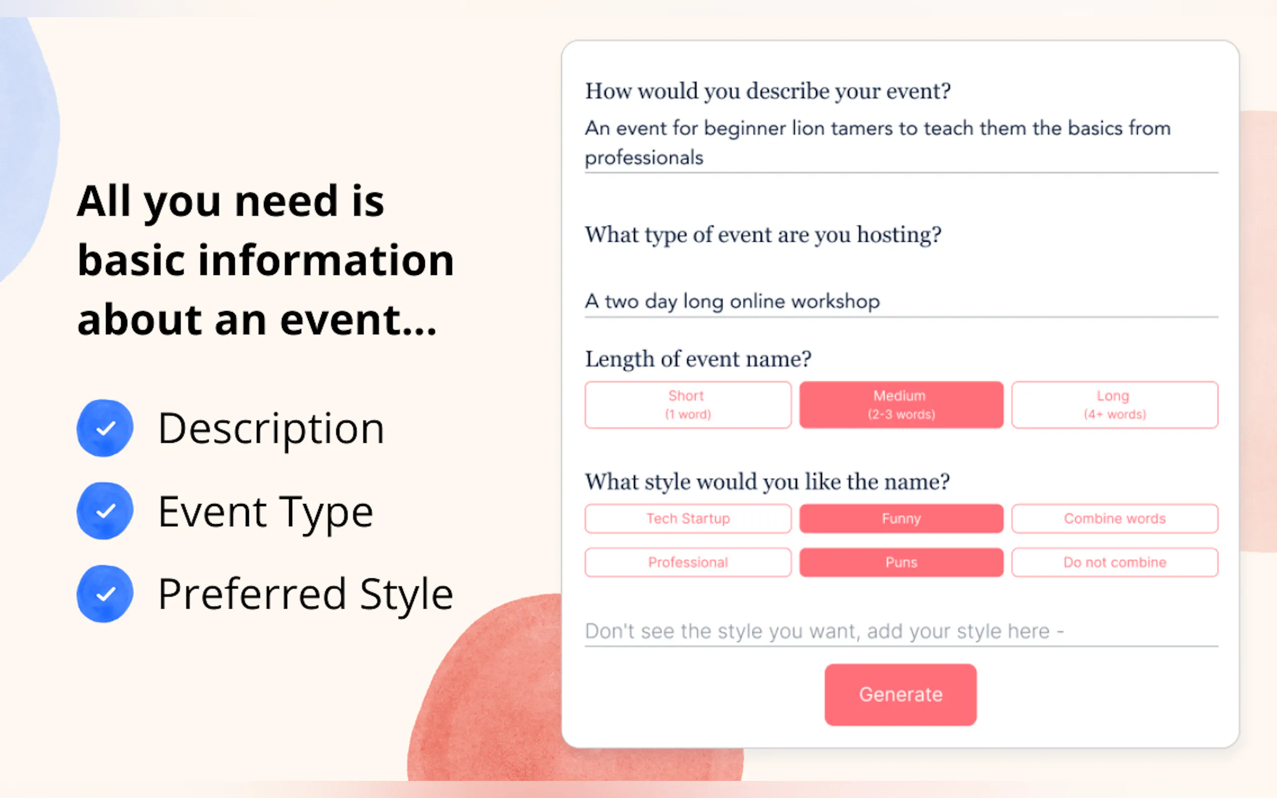 AI Event Name Generator - AI Tool Information, Latest Updates and ...