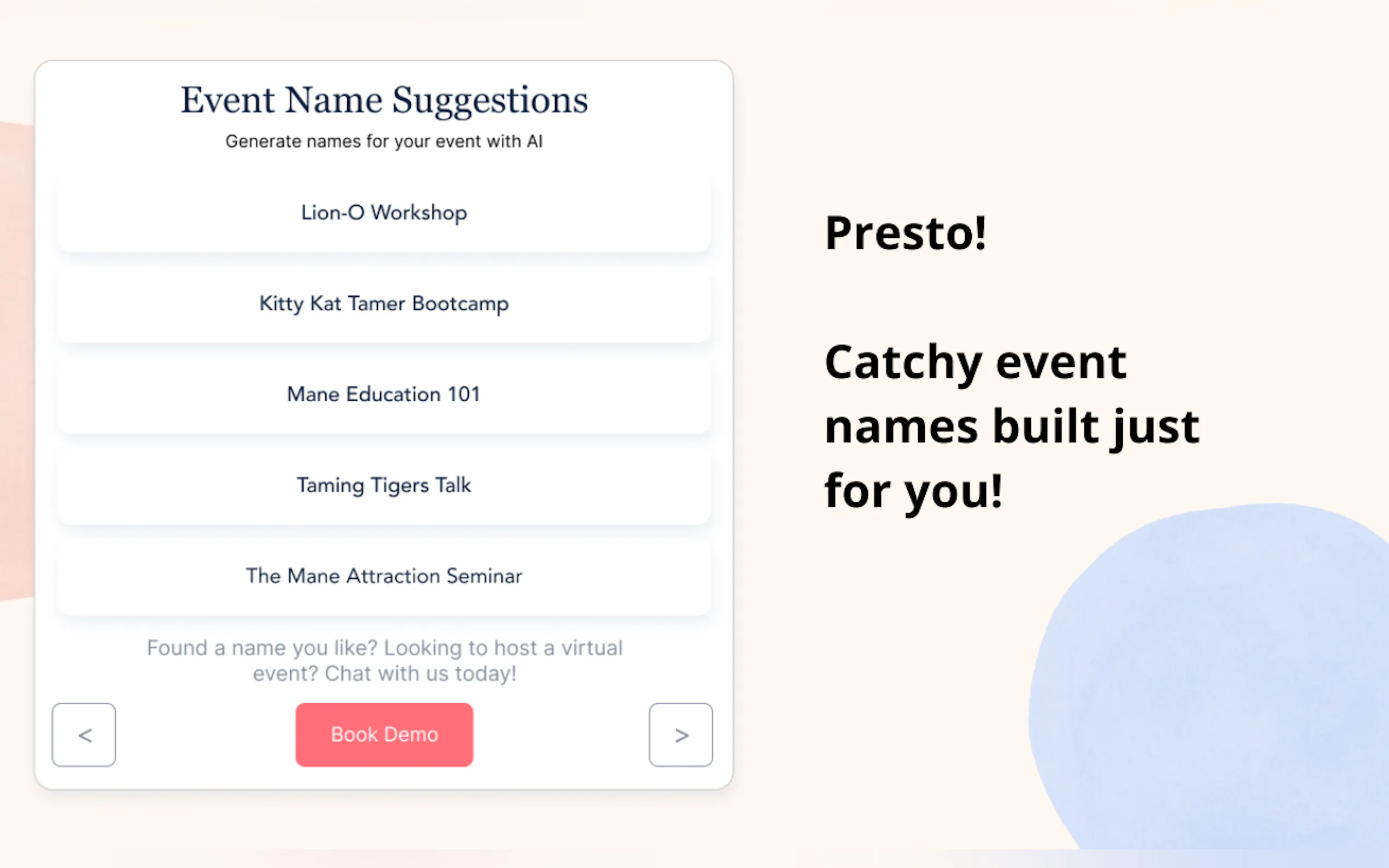 AI Event Name Generator - AI Tool Information, Latest Updates and ...
