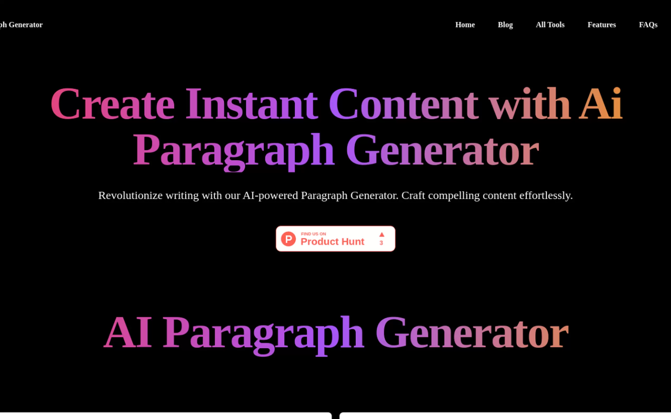 AI Paragraph Generator - AI Tool Information, Latest Updates and ...