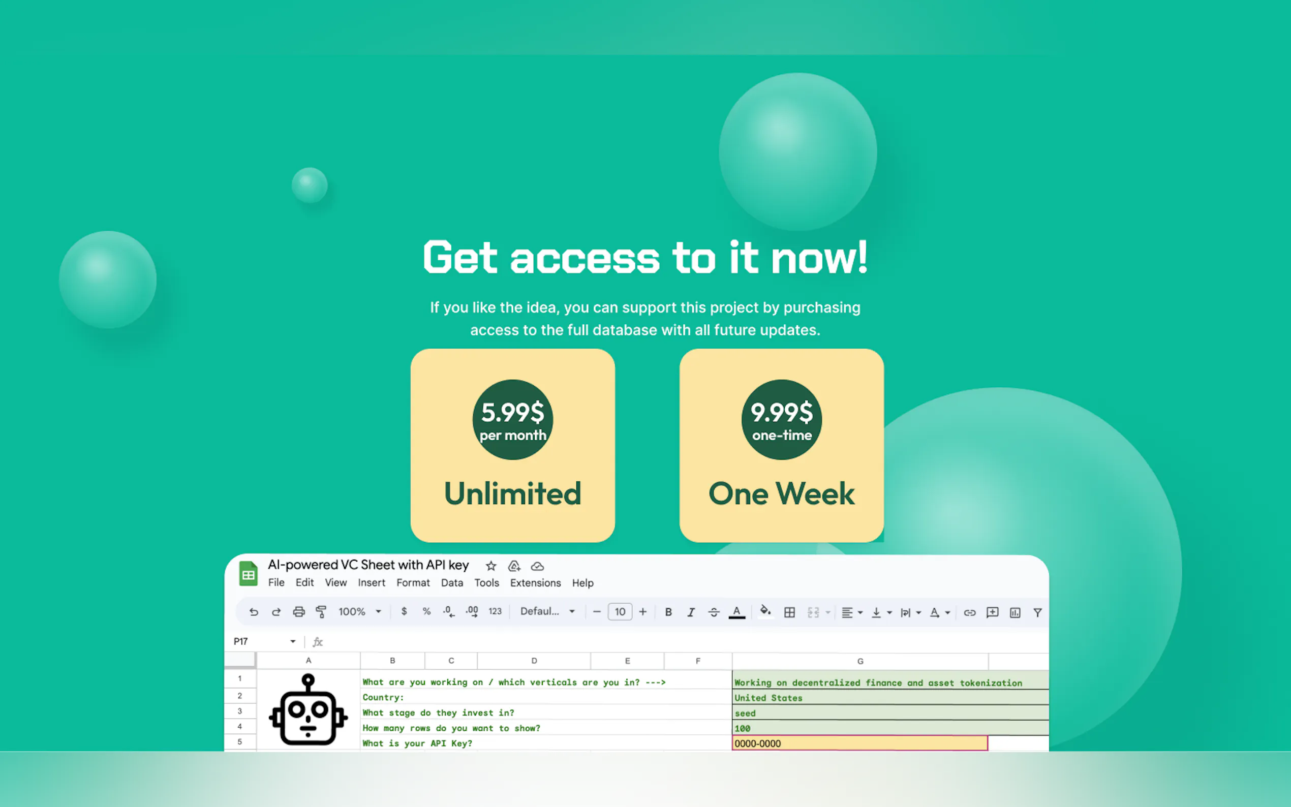 AI-Powered VC Sheet - AI Tool Information, Latest Updates and ...
