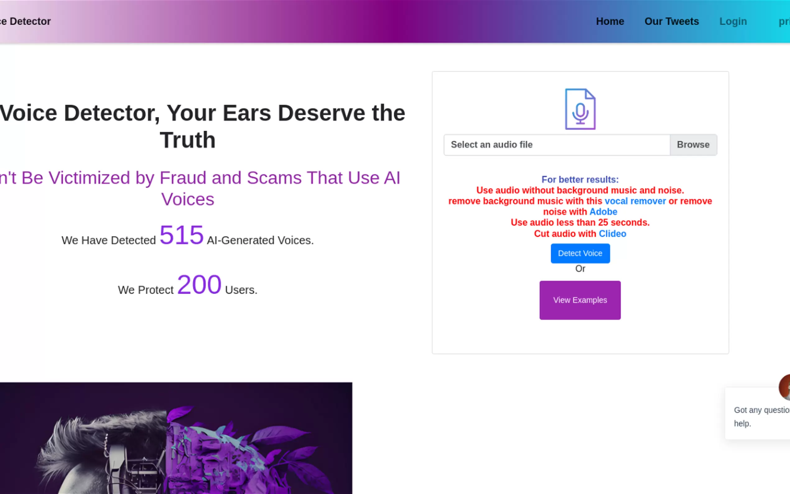 AI Voice Detector - AI Tool Information, Latest Updates and ...