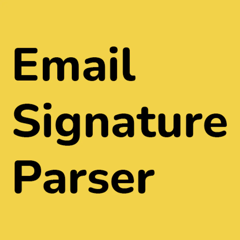 Email Signature Parser - AI Tool Information, Latest Updates and ...