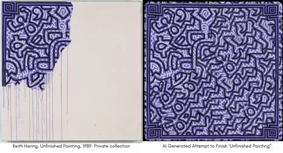 AI “Completes” Keith Haring’s Unfinished Painting ... - AINave