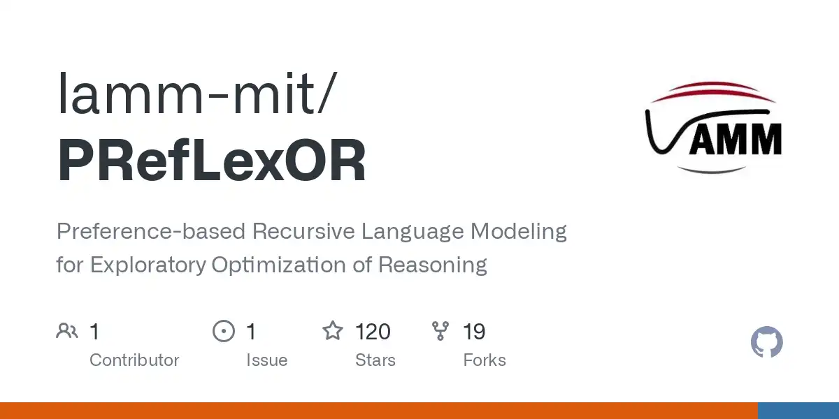 GitHub - lamm-mit/PRefLexOR: Preference-based Recu... - AINave