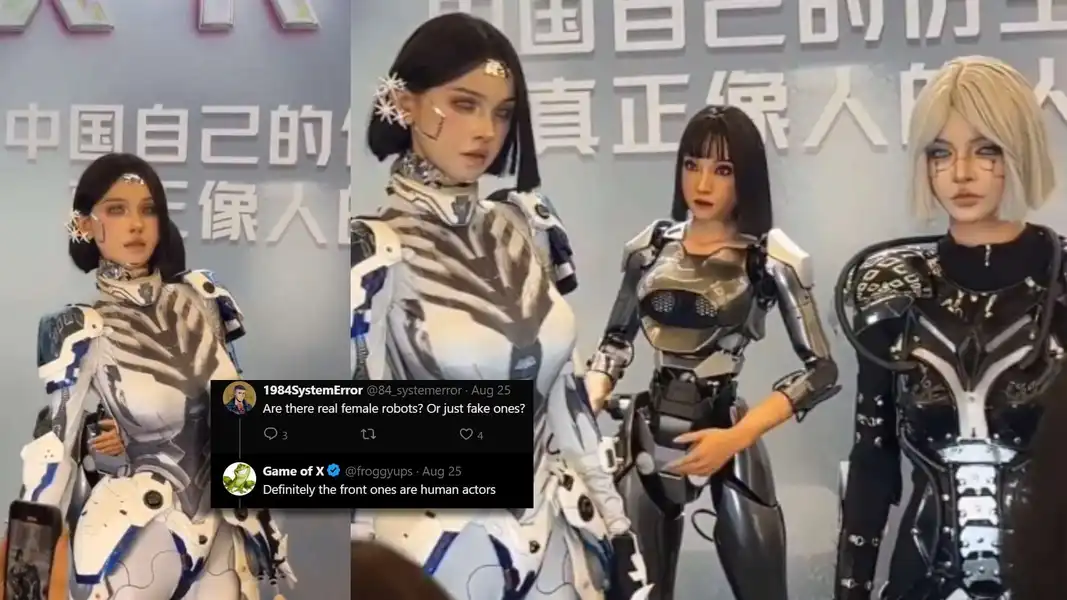 Life-Sized Humanoid Robot Girls At Beijing World R... - AINave