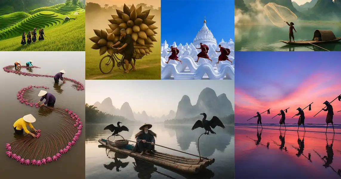 The Library of Fake 'Travel Photos' in Asia... - AINave