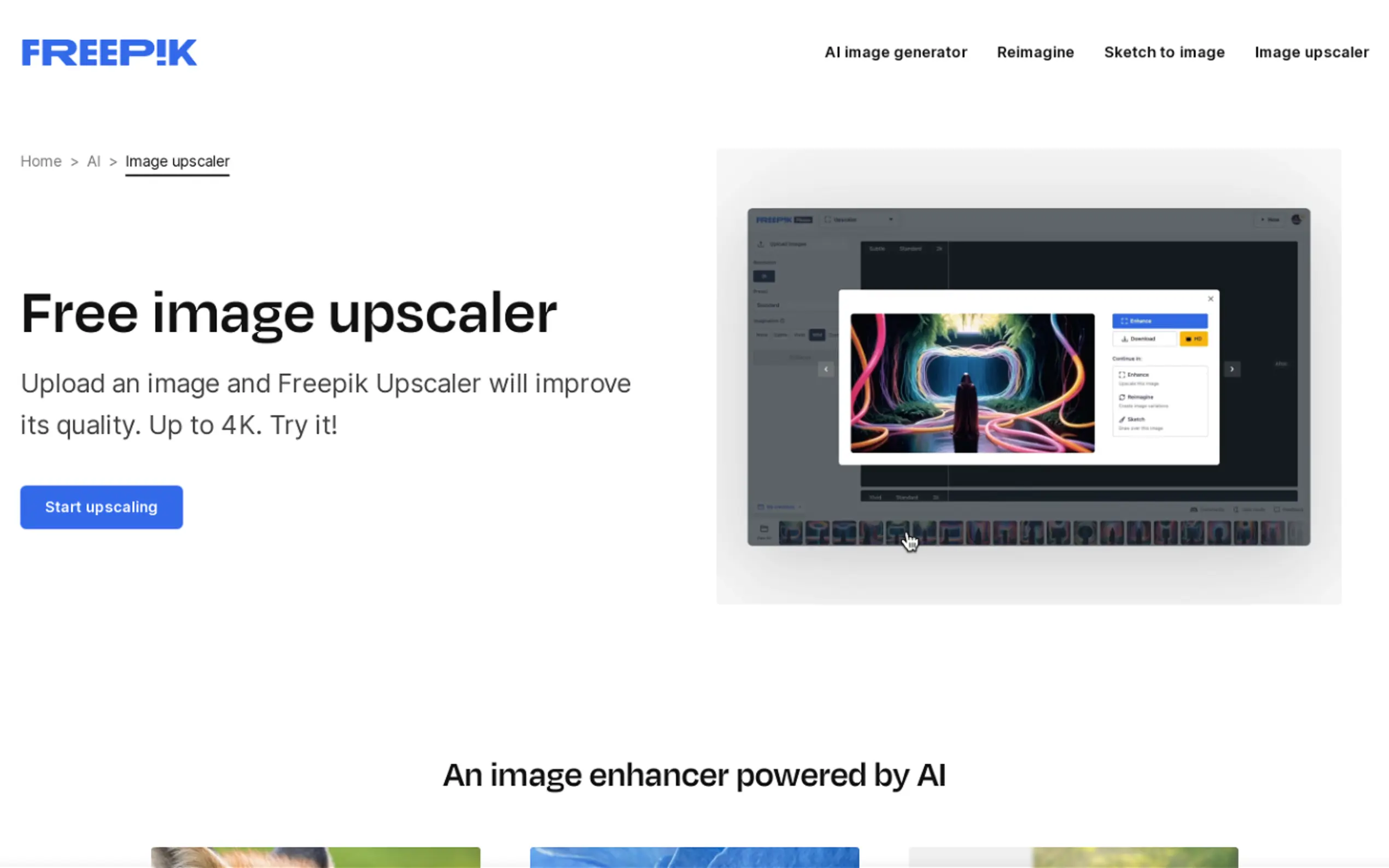 Freepik Upscaler - AI Tool Information, Latest Updates and Alternatives ...