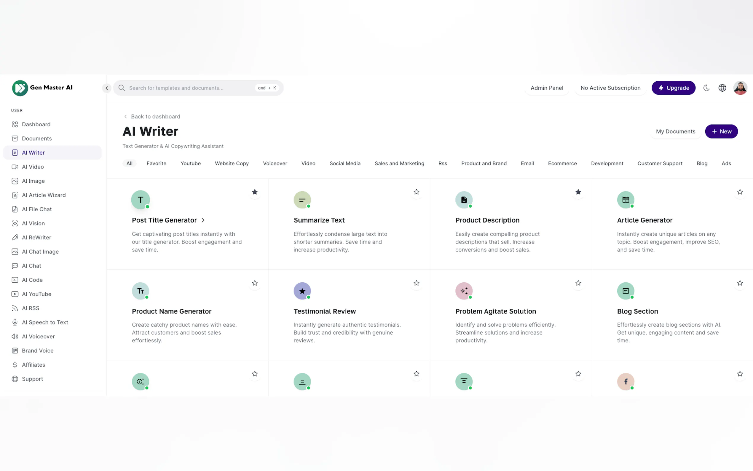 Gen Master - AI Tool Information, Latest Updates and Alternatives - AINave