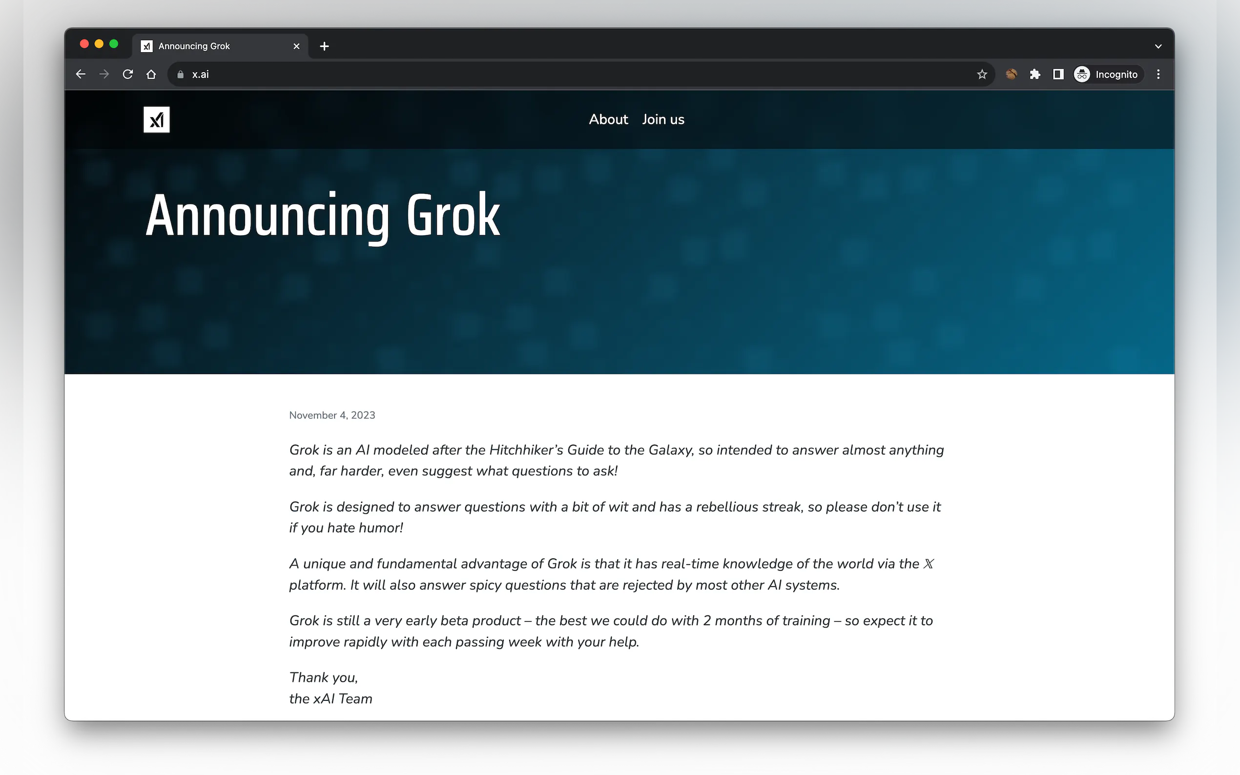 Grok AI assistant - AI Tool Information, Latest Updates and ...