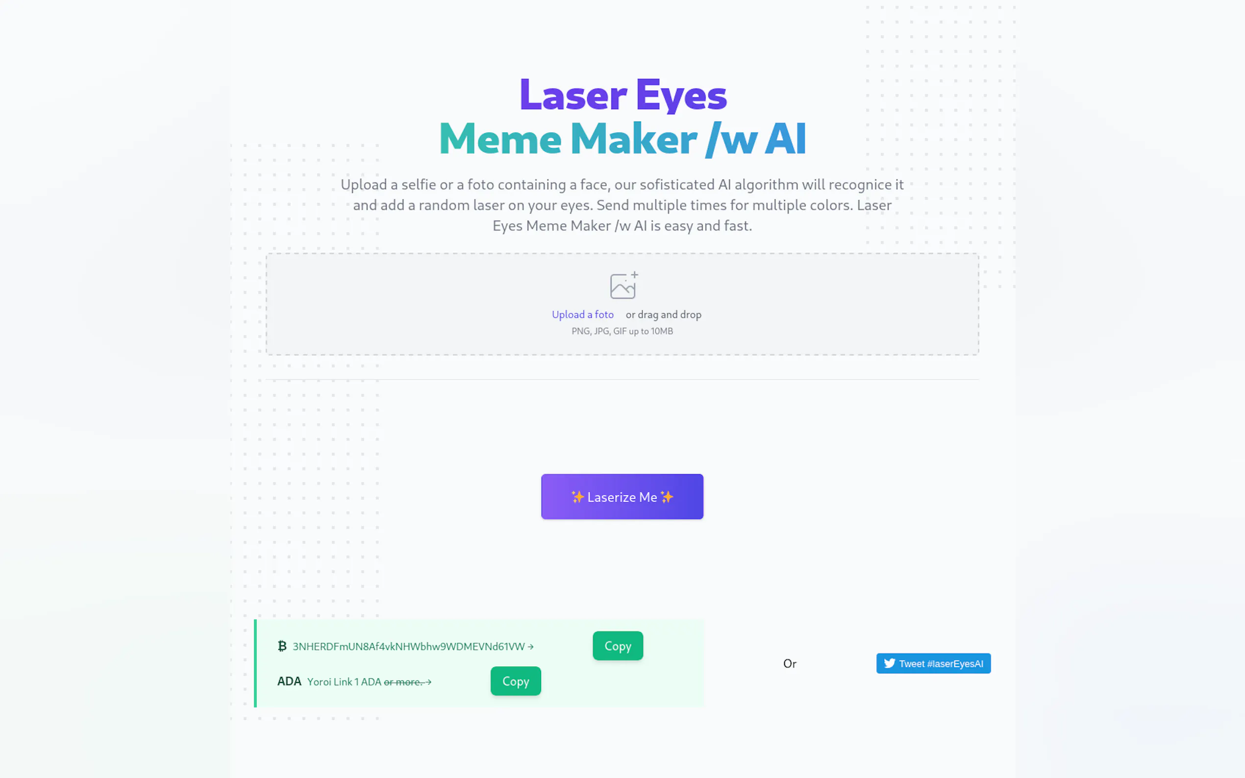 Laser Eyes Meme Maker - AI Tool Information, Latest Updates and ...