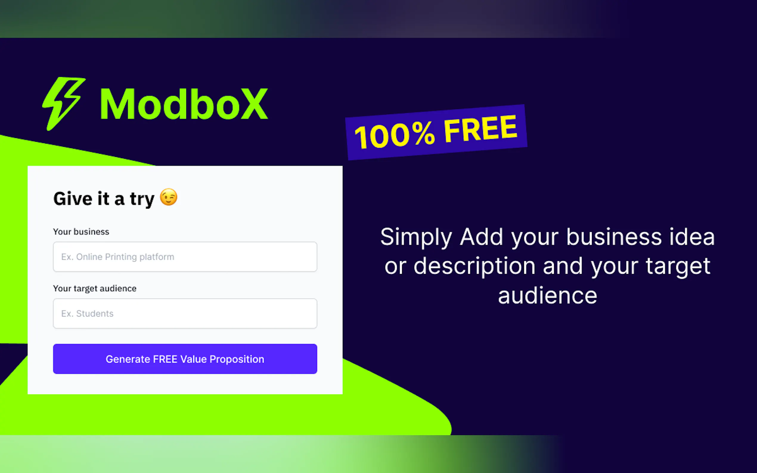 Modbox - Value Proposition Generator - AI Tool Information, Latest ...