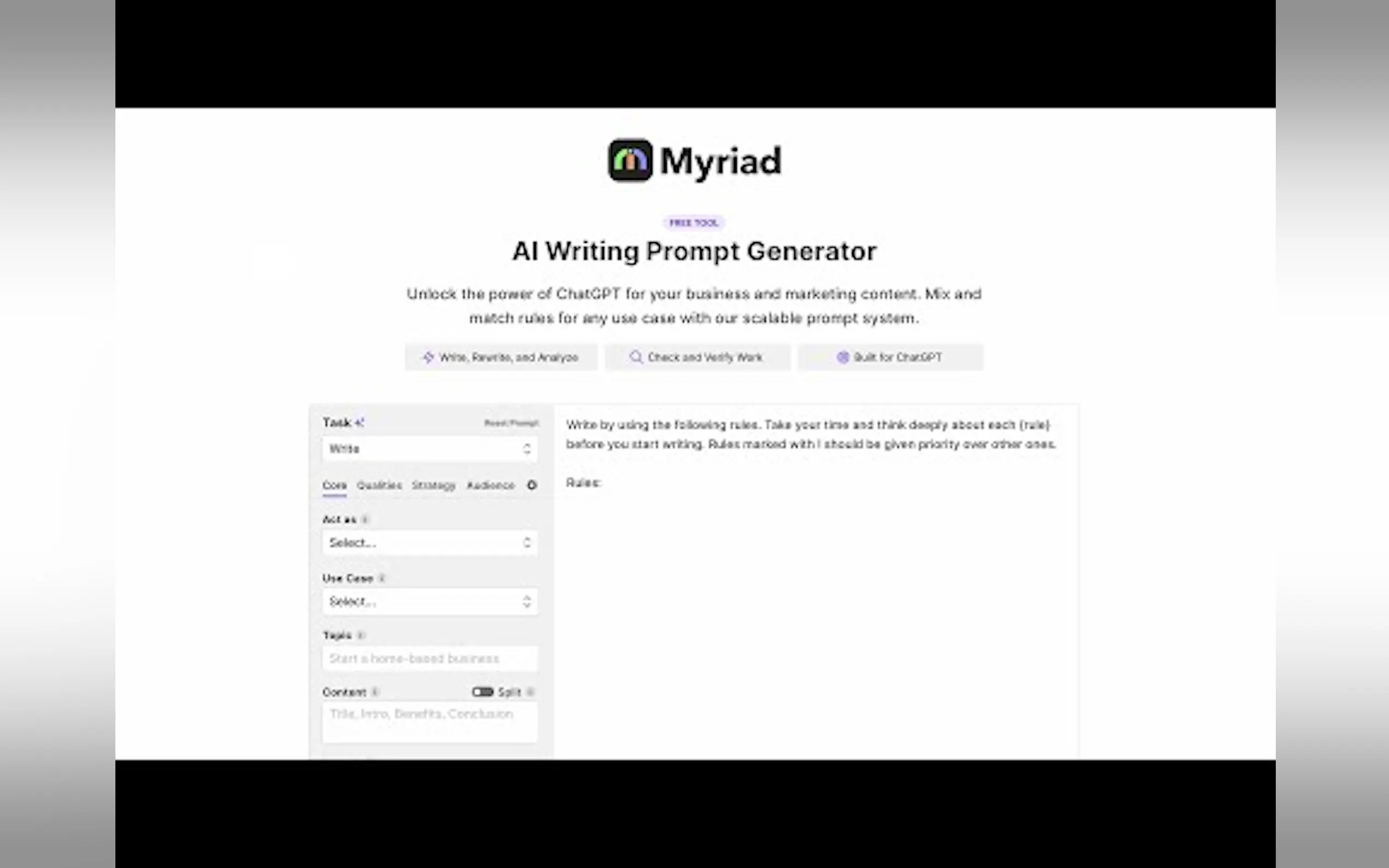 Myriad: AI Prompt Generator - AI Tool Information, Latest Updates and ...