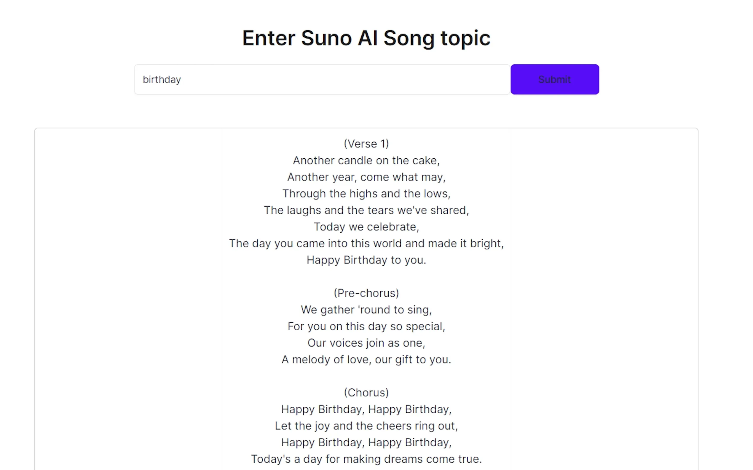 The best Suno AI Lyrics Generator - AI Tool Information, Latest Updates ...