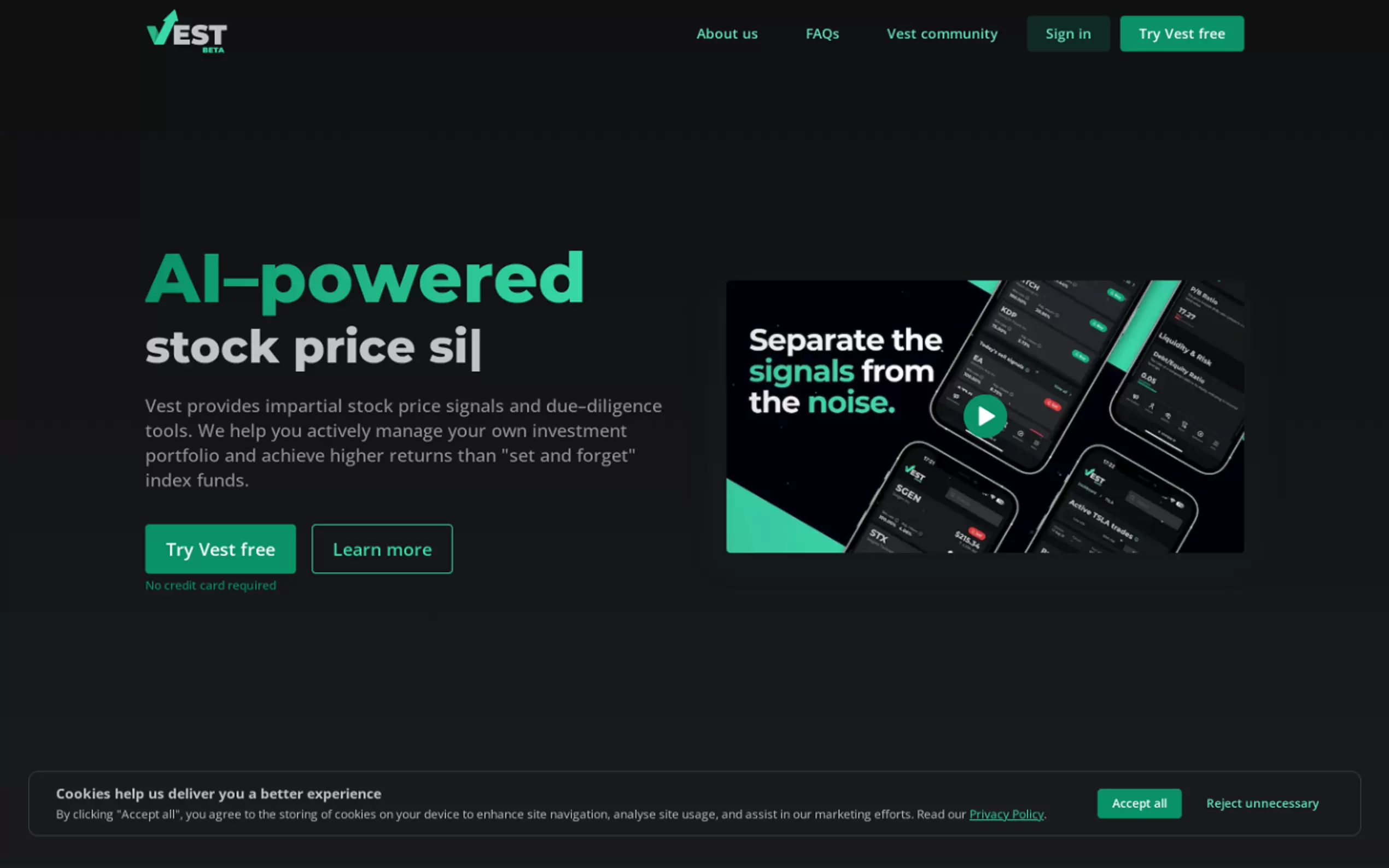 Vest - AI Tool Information, Latest Updates and Alternatives - AINave